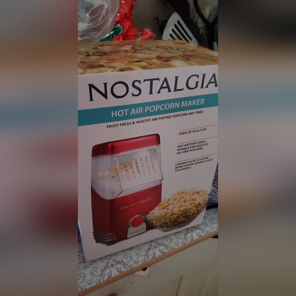 Nostalgia | Kitchen | Hot Air Pop Corn Machine | Poshmark